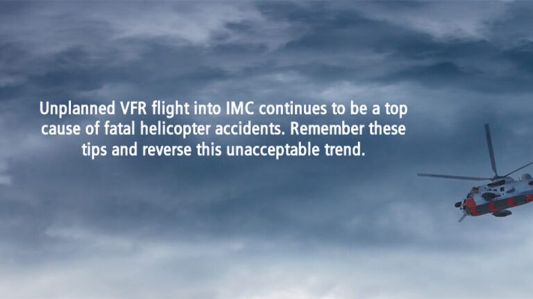 Unplanned VFR Flight into IMC - Vertical Aviation International