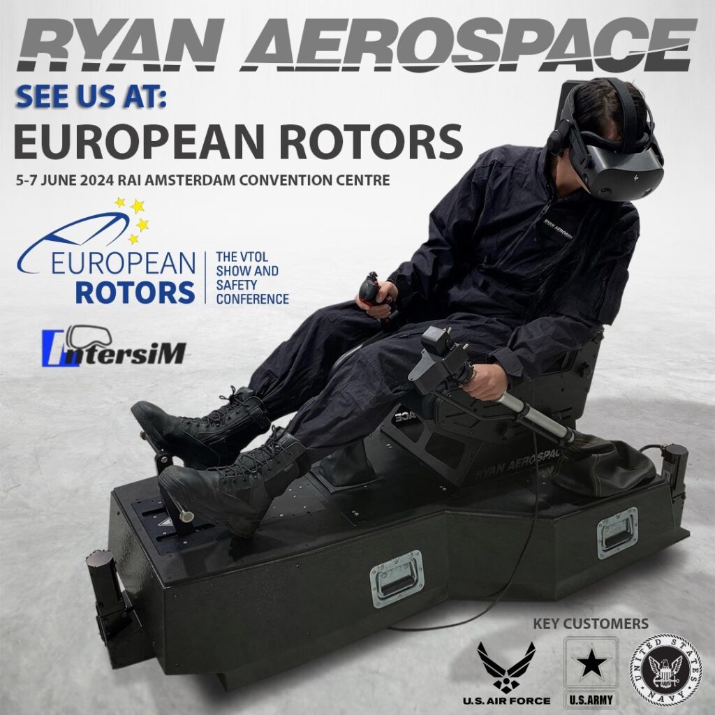 Ryan Aerospace displays HELIMOD simulator during EUROPEAN ROTORS ...