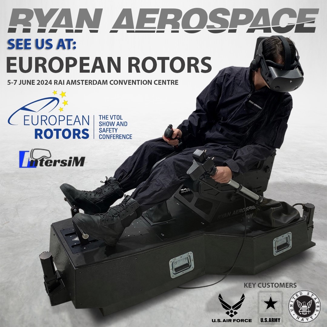 Ryan Aerospace displays HELIMOD simulator during EUROPEAN ROTORS - Vertical Aviation International